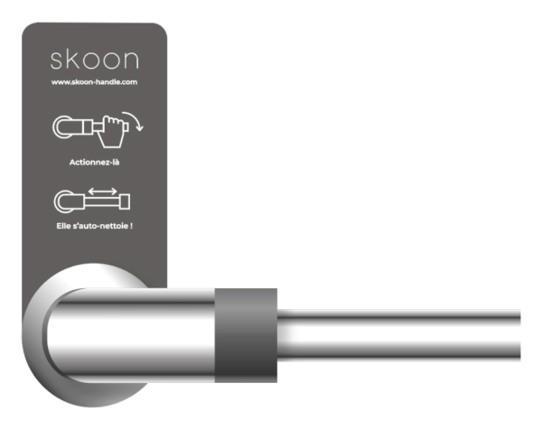 Poignée de porte design dédiée aux hôtels et restaurants | skoon smart ...